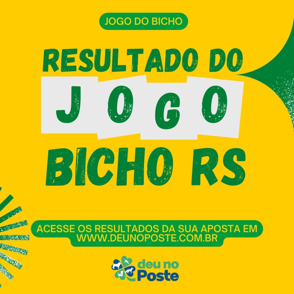 Resultado Jogo do Bicho RS (13/01/2025)